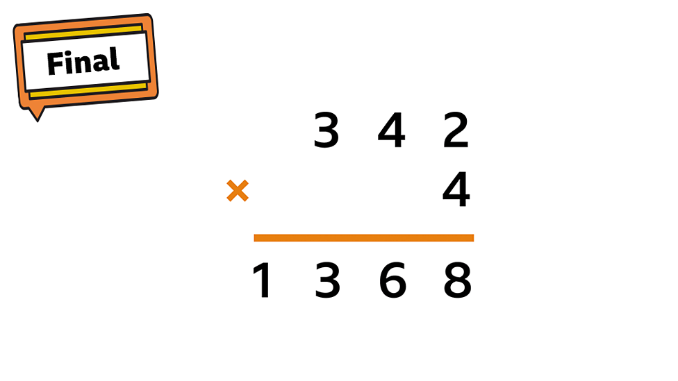 Multiply a 3-digit number by a 1-digit number - Maths - Learning with ...