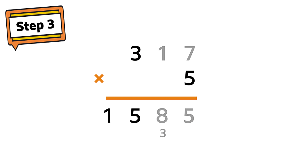 Multiply a 3-digit number by a 1-digit number - Maths - Learning with ...