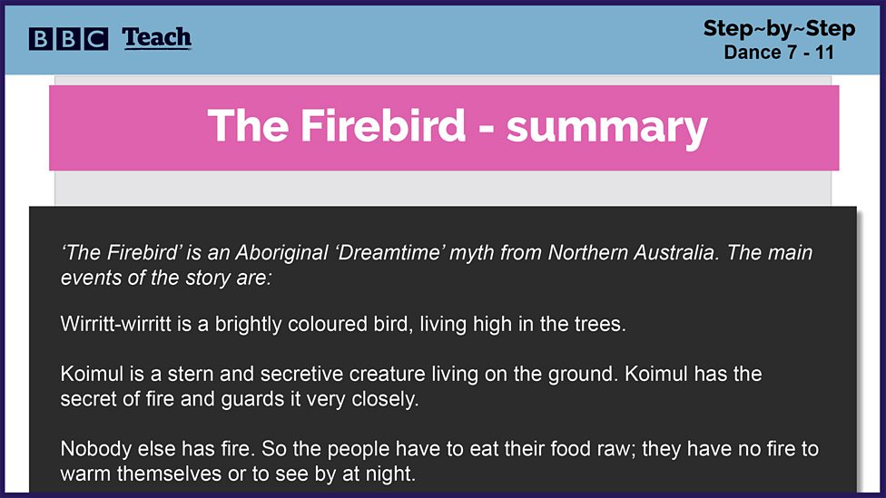 KS2: 'The Firebird'. Delivering and performing. - BBC Teach