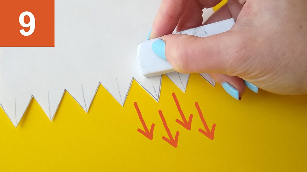 Make paper fringes - zigzags - BBC Bitesize
