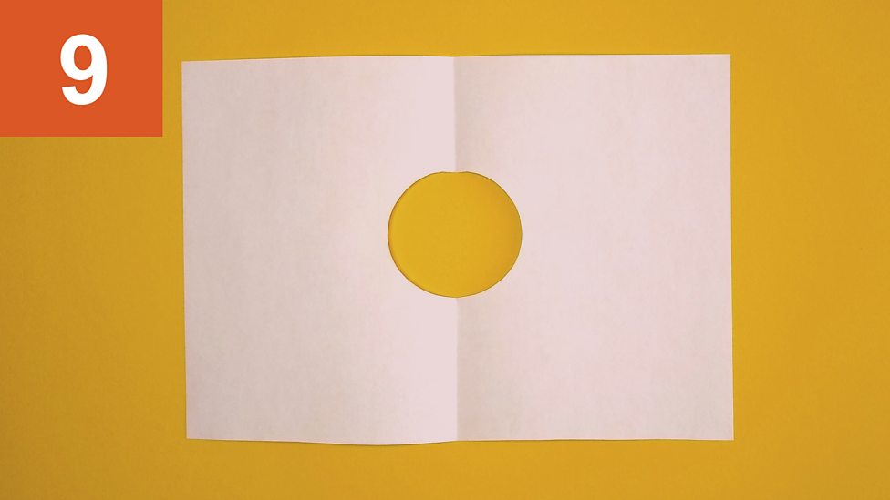 Cut holes in folded paper - BBC Bitesize