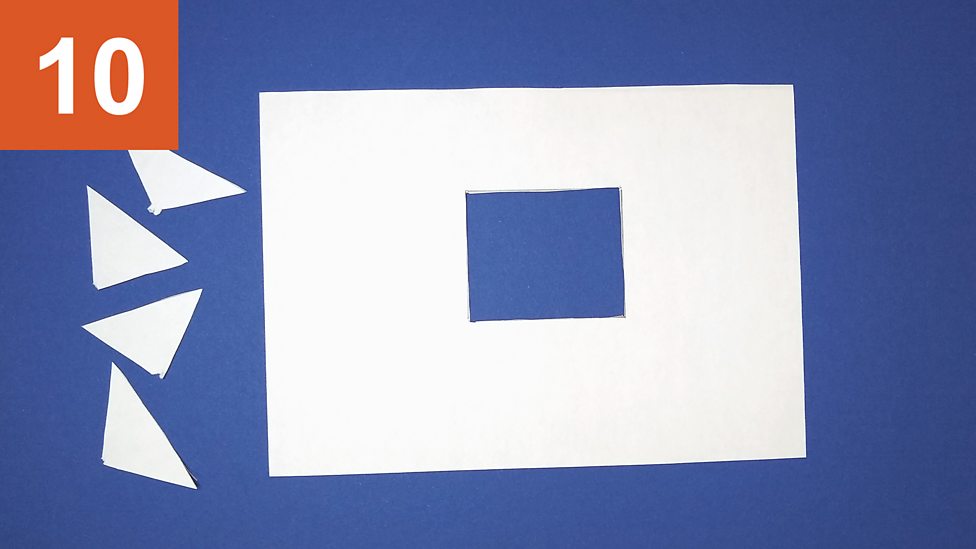 Cutting square and angular holes: corners first, then sides - BBC Bitesize