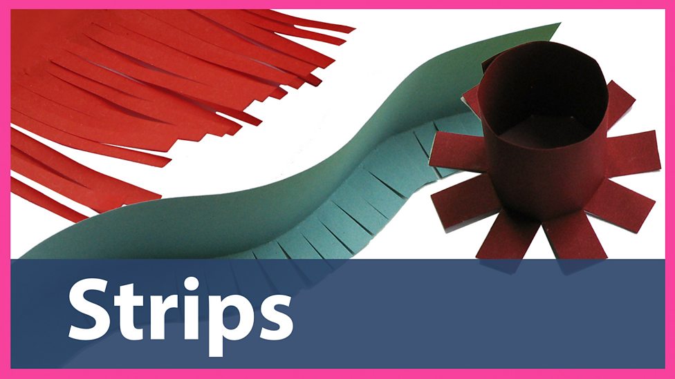 Make paper strip fringes - BBC Bitesize