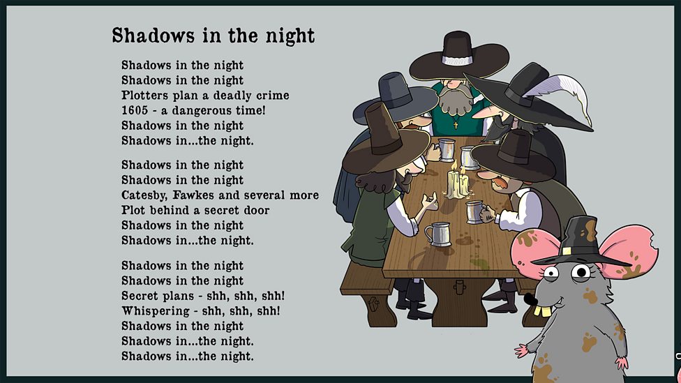 KS1 Music: Guy Fawkes and The Gunpowder Plot: 'Shadows in the night ...