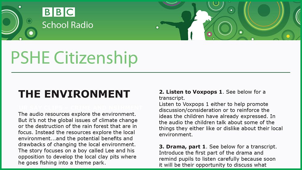 KS2 PSHE: Have Your Say! 6: The environment - BBC Teach