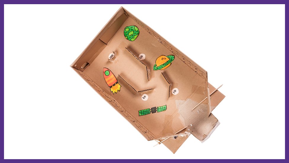 How to make a pinball machine with a cardboard box: DIY STEM activity ...
