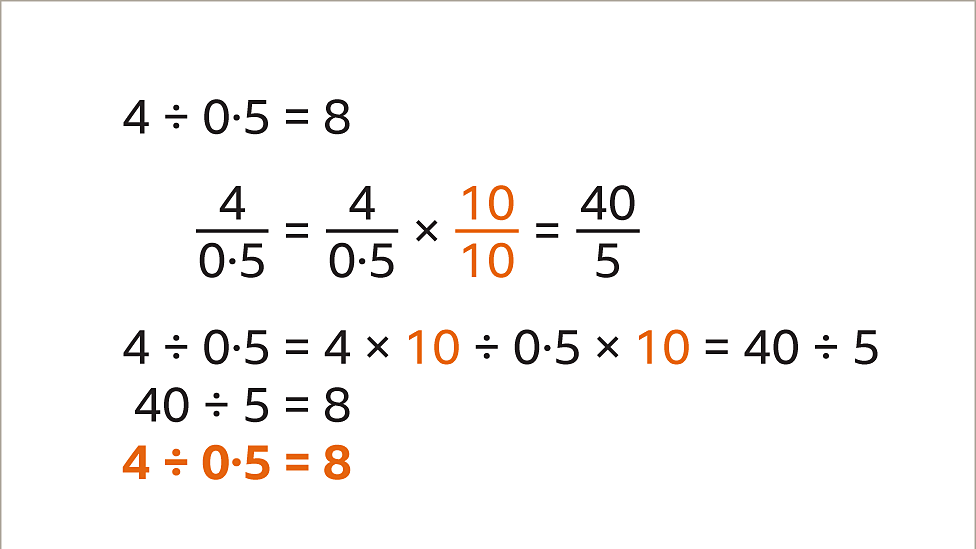 Multiplying and dividing by numbers between 0 and 1 - KS3 Maths - BBC ...