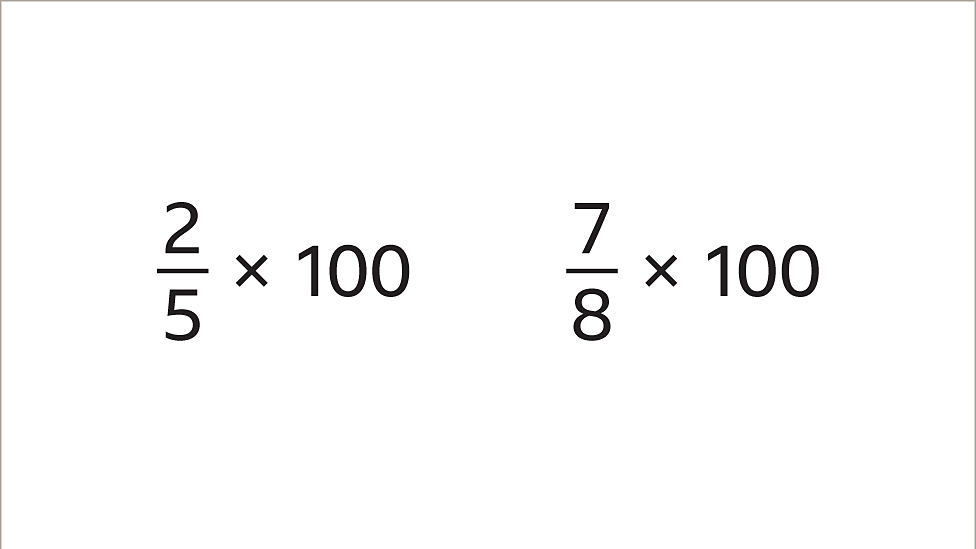 Learn how to convert fractions to percentages – KS3 Maths – BBC Bitesize