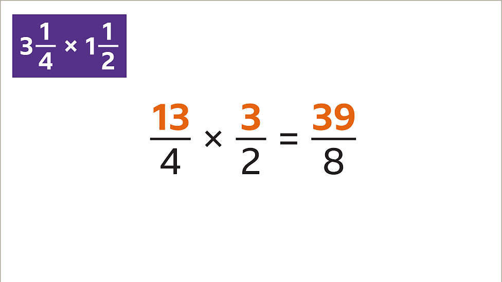 Learn how to multiply fractions – KS3 Maths – BBC Bitesize