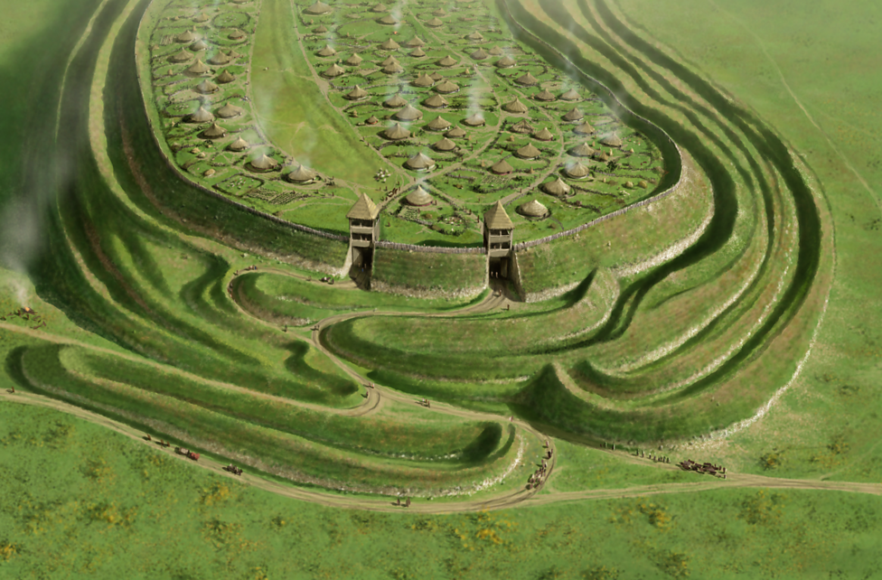 Maiden Castle: An Iron Age hill fort - BBC Bitesize