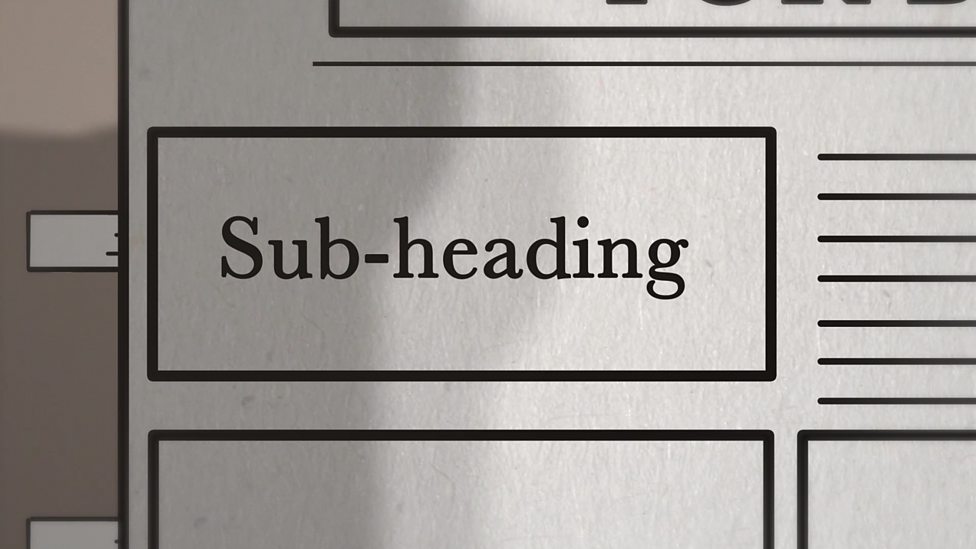How do you write a news article? - BBC Bitesize