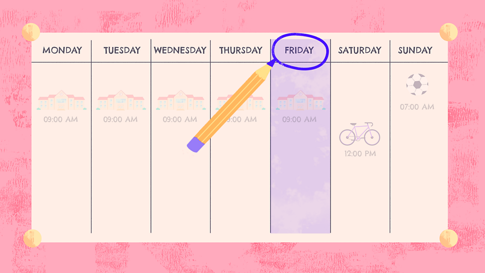 Scotland - English as an additional language - Times of day, days and ...