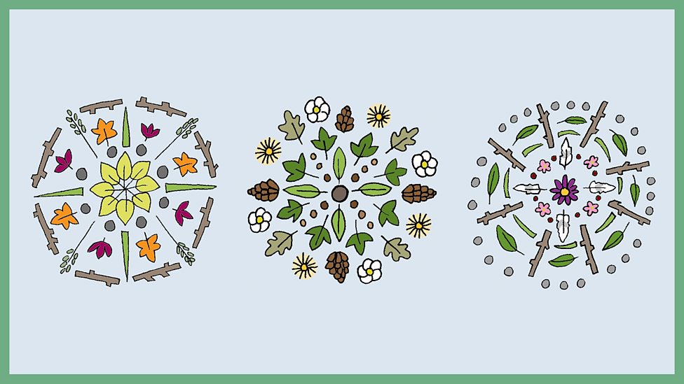 Get arty outdoors and make a forest mandala - Parents' Toolkit - BBC ...