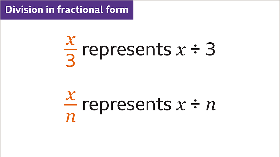 Introduction to algebra - KS3 Maths - BBC Bitesize