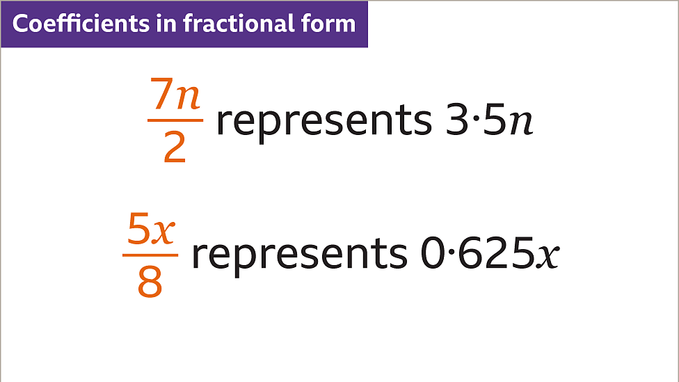 Introduction to algebra - KS3 Maths - BBC Bitesize