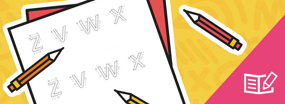 zigzag letters | letter formation | handwriting - BBC Bitesize