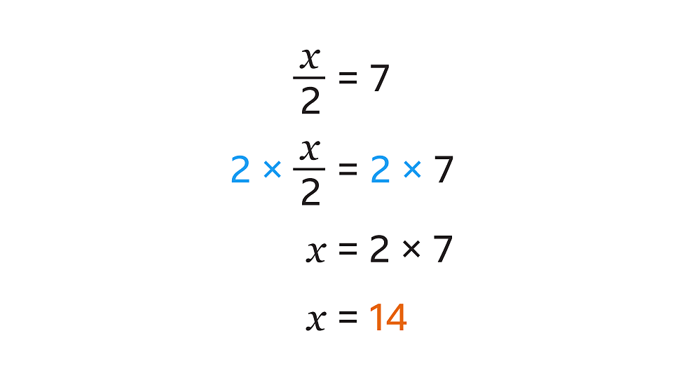 Solving equations with fractions - KS3 Maths - BBC Bitesize