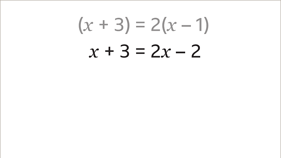 Solving equations with fractions - KS3 Maths - BBC Bitesize