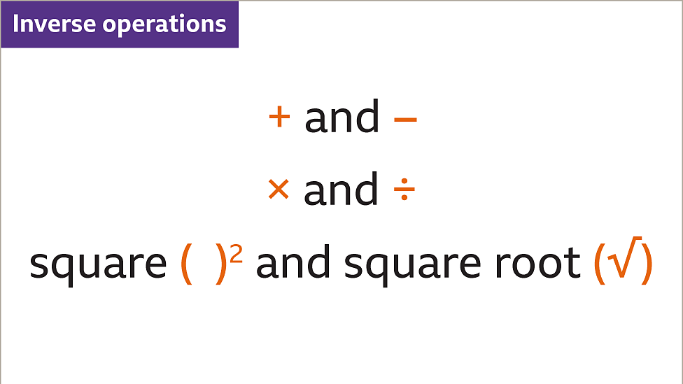 Changing the subject of a formula - KS3 Maths - BBC Bitesize