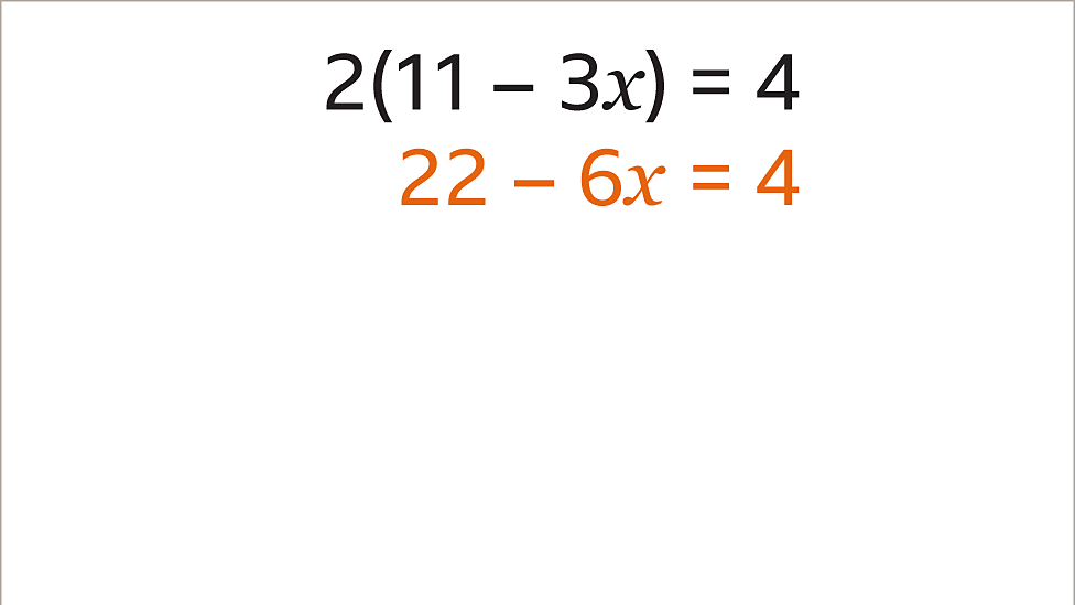 Solve equations with brackets - KS3 Maths - BBC Bitesize
