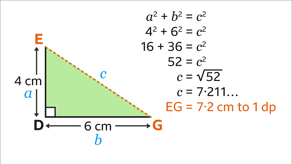 Pythagoras' theorem - Part 2 - KS3 Maths - BBC Bitesize
