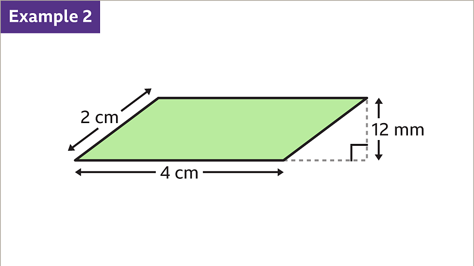 Area of parallelograms - KS3 Maths - BBC Bitesize