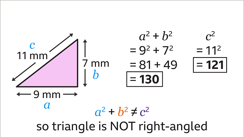 Pythagoras' theorem - Part 1 - KS3 Maths - BBC Bitesize
