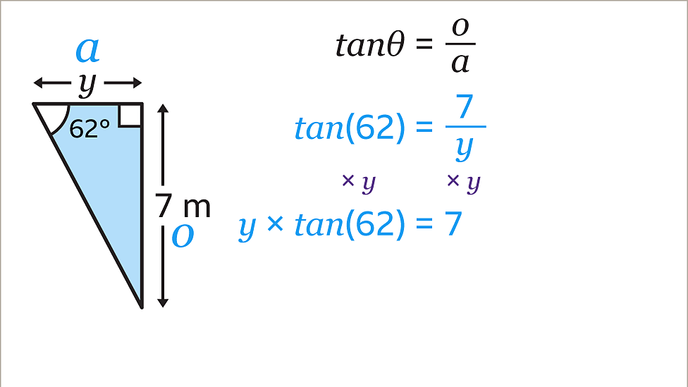 Finding the length of a side in a right-angled triangle - KS3 Maths ...