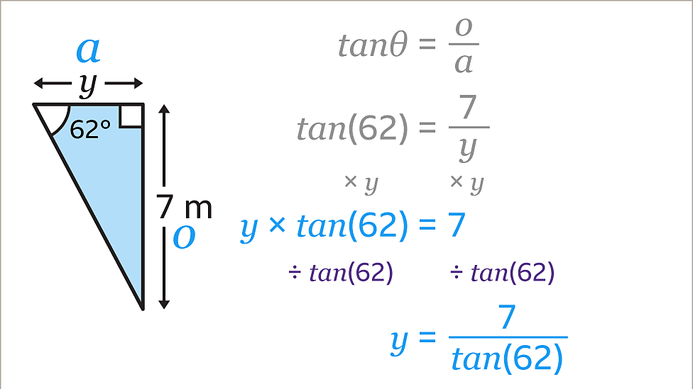 Finding the length of a side in a right-angled triangle - KS3 Maths ...