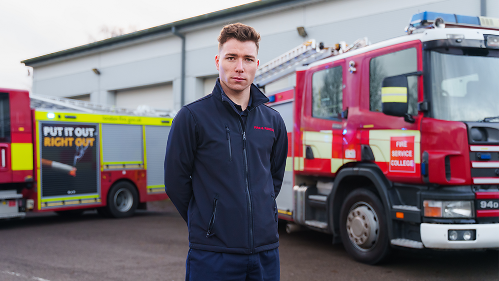 How to become a firefighter apprentice: Sam’s story - BBC Bitesize