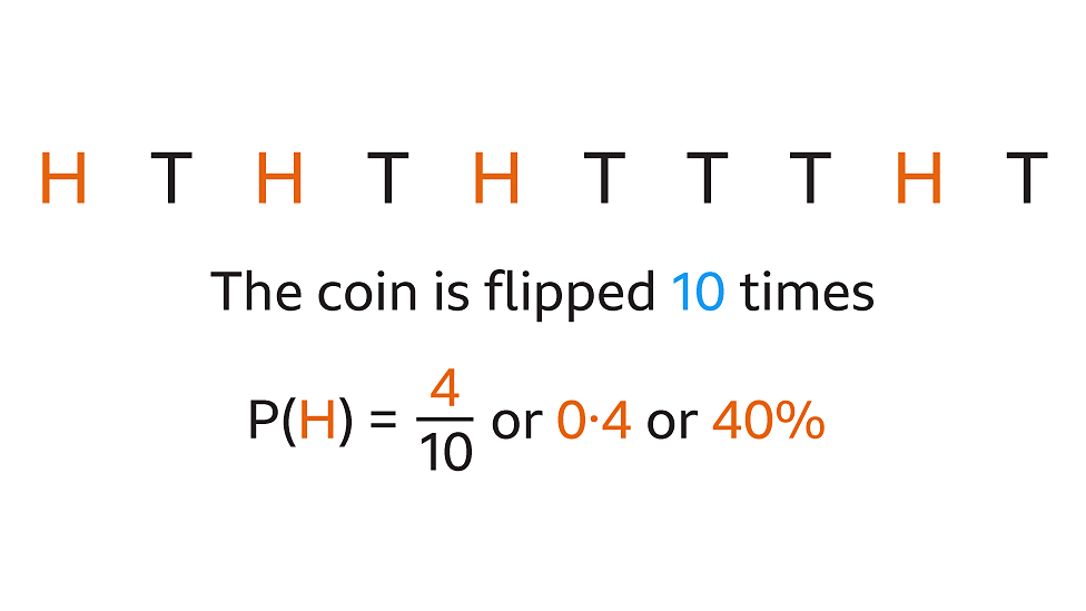 Experimental probability and relative frequency - KS3 Maths - BBC Bitesize