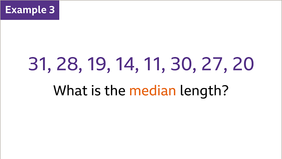 Mean, median, mode, range - BBC Bitesize