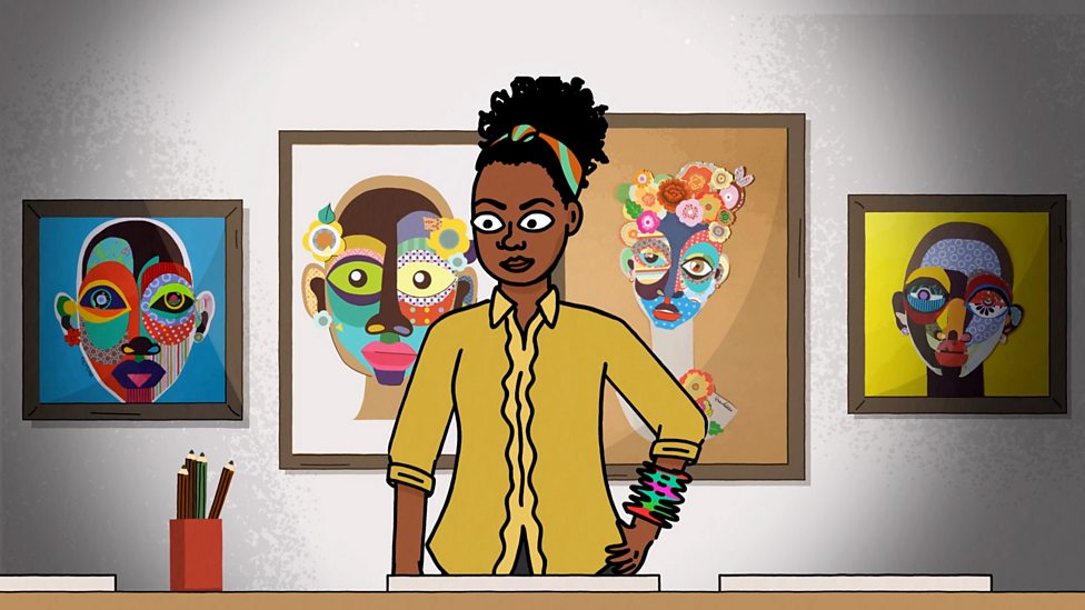 Brianna McCarthy and collage | KS1 | Primary - BBC Bitesize