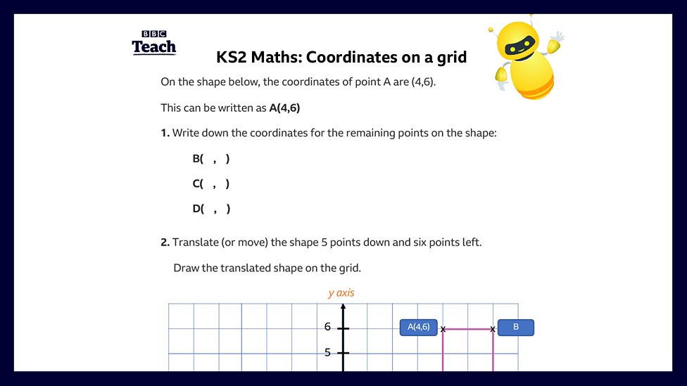 KS2 Maths teaching resources: Coordinates on a grid - BBC Teach