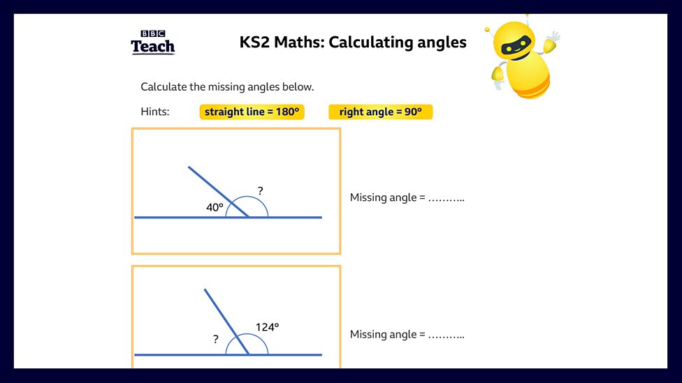 KS2 Maths teaching resources: Measuring angles - Part 2 - BBC Bitesize