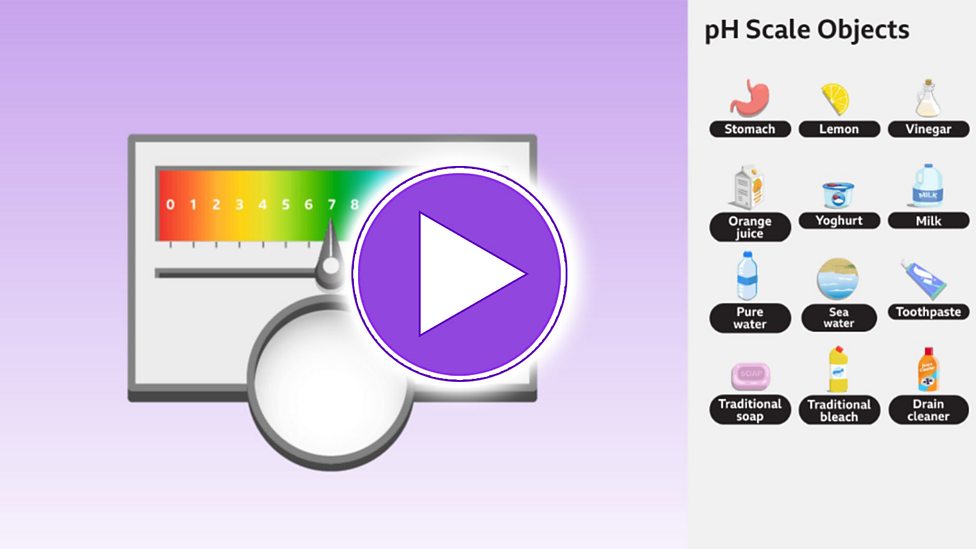 What is the pH scale and what does it measure? - BBC Bitesize