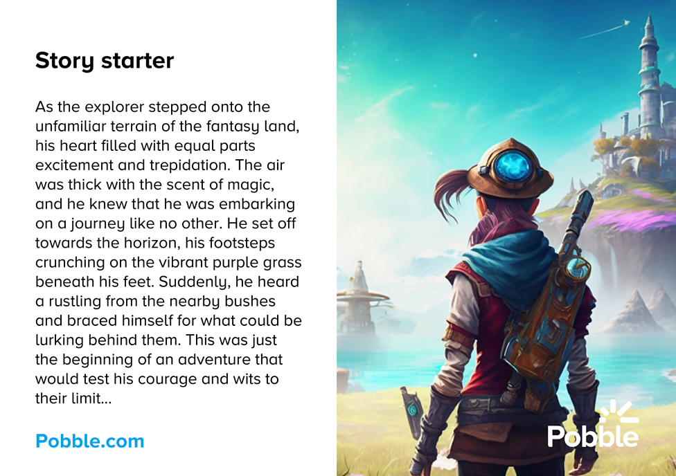 Story Starters for ages 7-11 - BBC Teach