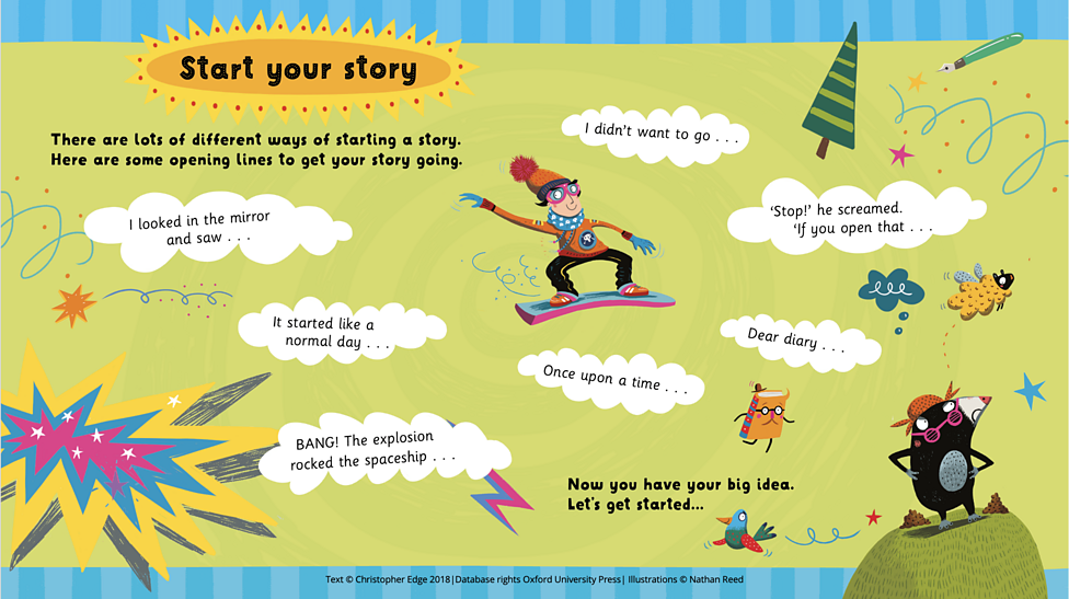 Lesson activities for help writing stories for 500 Words - BBC Teach