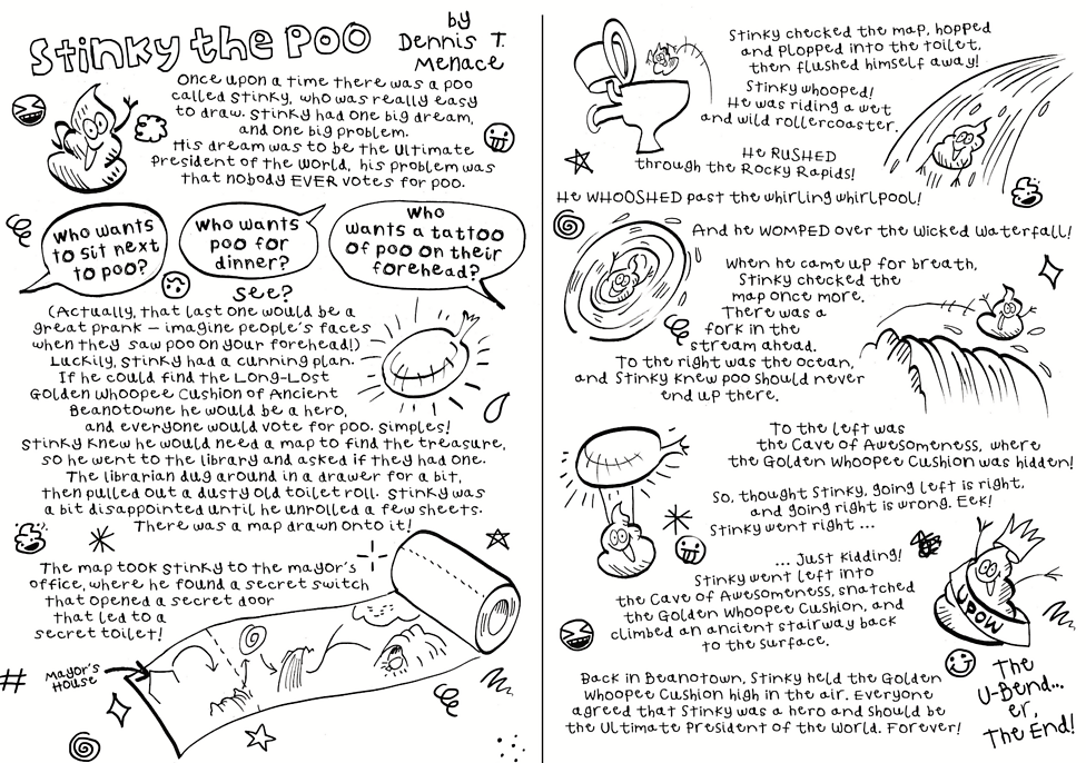 How Beano can help children write a 500 words story - BBC Teach