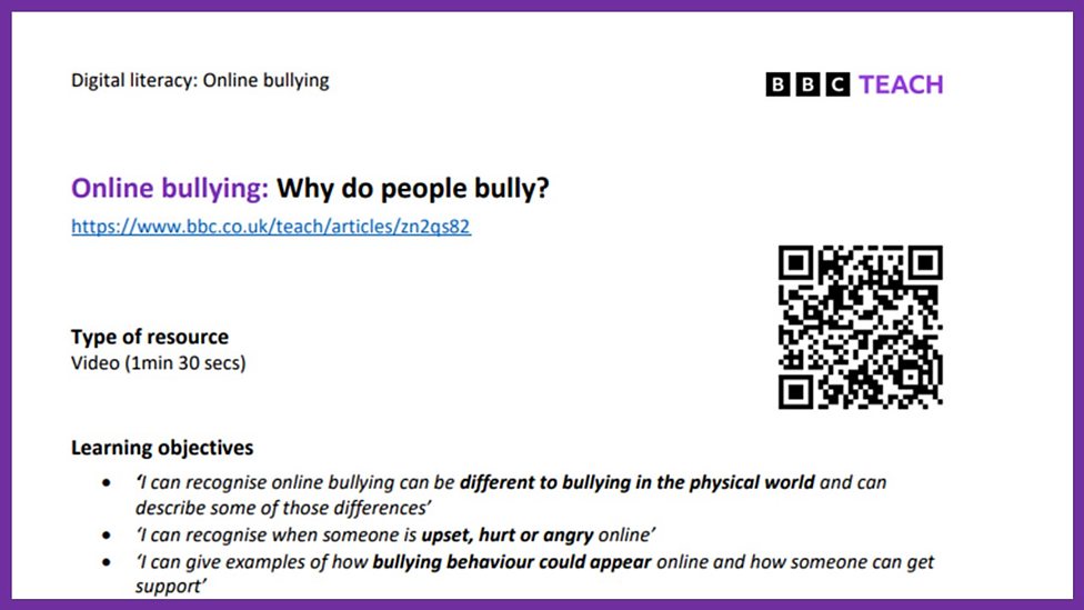 Why do people bully? - BBC Teach