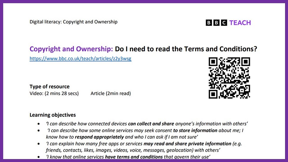 Do you really need to read the Terms and Conditions? - BBC Teach