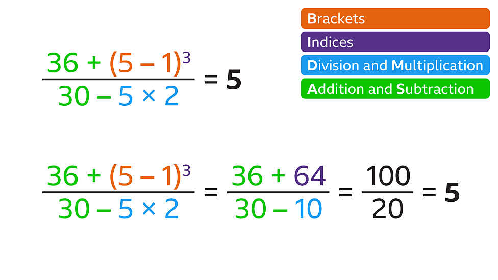 Order of operations and negative numbers - GCSE Maths Revision - BBC ...