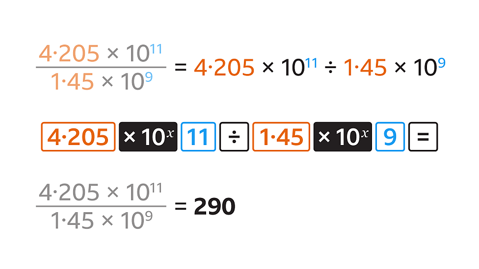Calculations using standard form - GCSE Maths Revision - BBC Bitesize