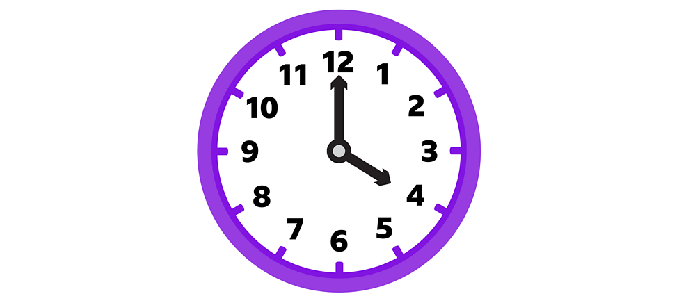 Half past - Maths - Learning with BBC Bitesize