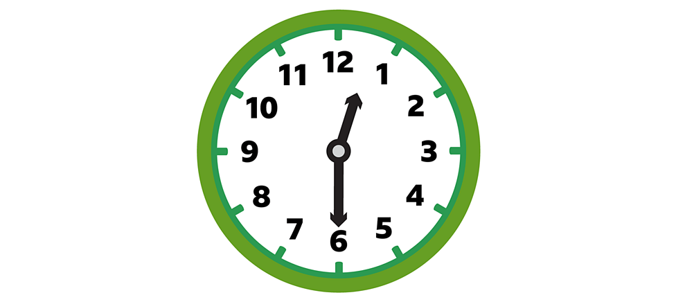 Half past - Maths - Learning with BBC Bitesize