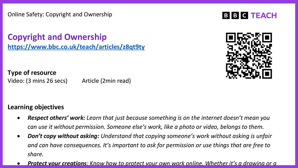 Copyright and ownership – an introduction and overview for KS2 (7-11 ...