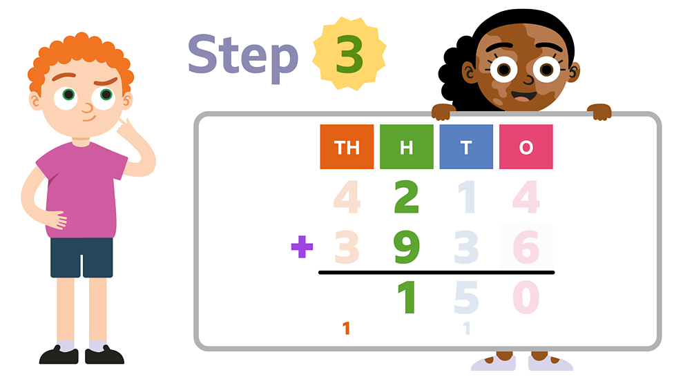 Add numbers with up to 4-digits together - Maths - Learning with BBC ...