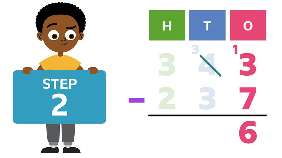 Subtract up to 4-digit numbers - Maths - Learning with BBC Bitesize