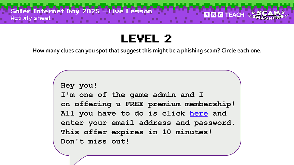 Safer Internet Day 2025 – Live Lesson - BBC Teach