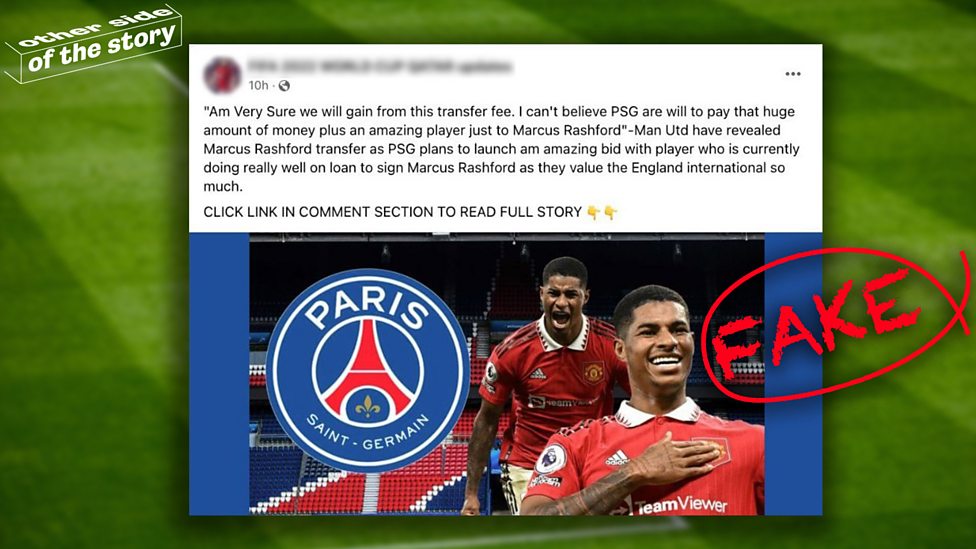 Four times football transfer rumours turned out to be fake - BBC Bitesize